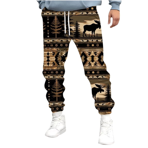 Brondbend Gym Sweatpants Men Mens Joggers Pocket Drawstring Workout ...