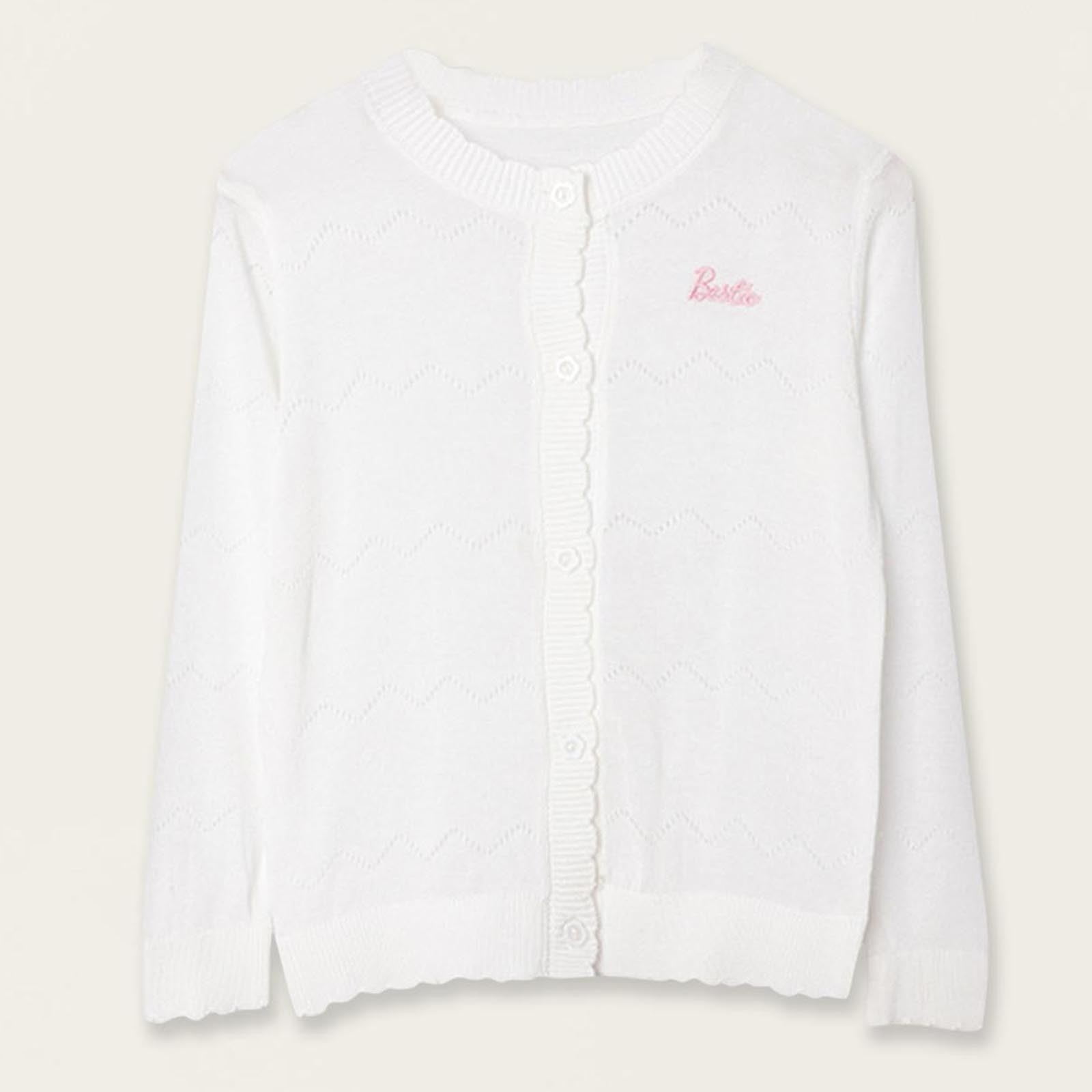 Brondbend Kids Knit Sweater Girls Cardigan Sweaters Crewneck Long ...