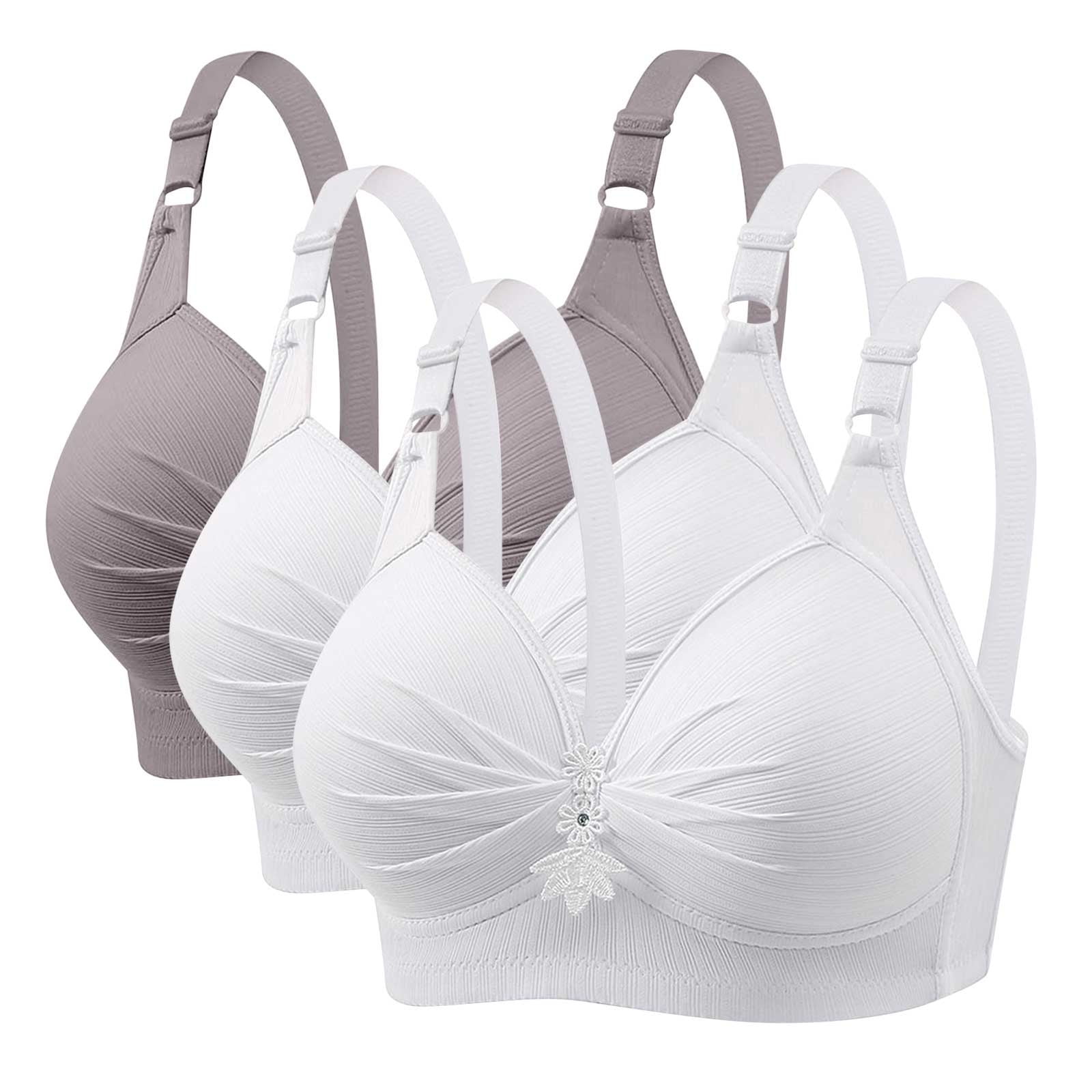 Brondbend Push Up Bras for Women 3pcs Push Up Wireless Full Coverage ...