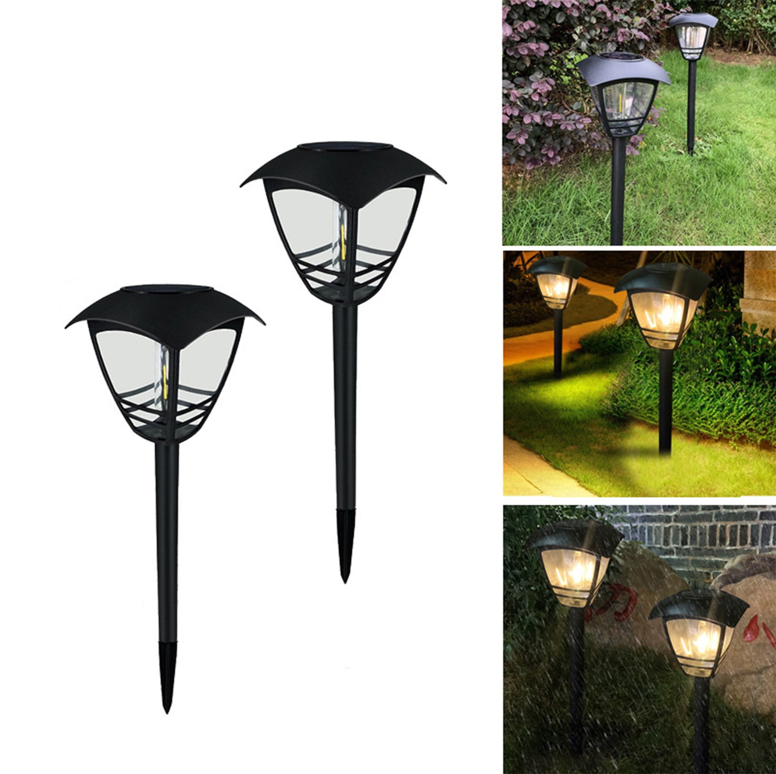 Brondbend Solar Outdoor Lights-Warm Solar Floor Lamp Bright Up To 10 ...