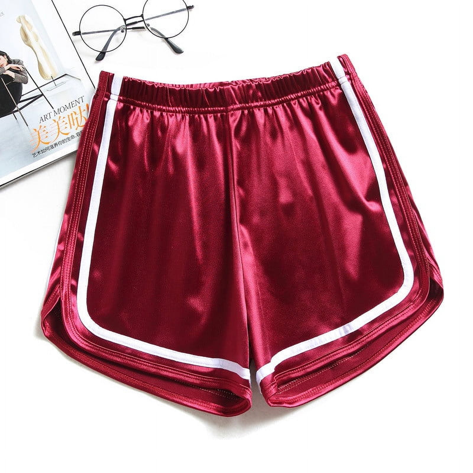 Brondbend Summer Shorts For Women Women'S Fashion Solid Color High ...