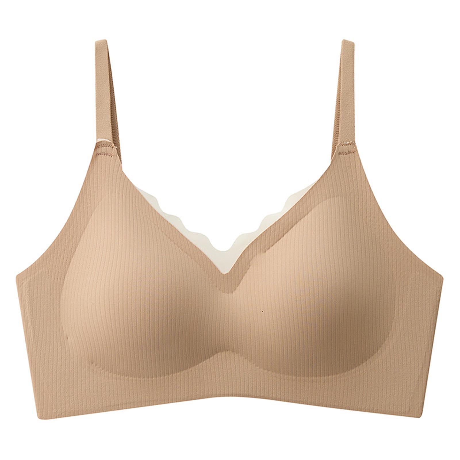 Brondbend Wireless Bras for Women Push Up Wireless Seamless Full ...