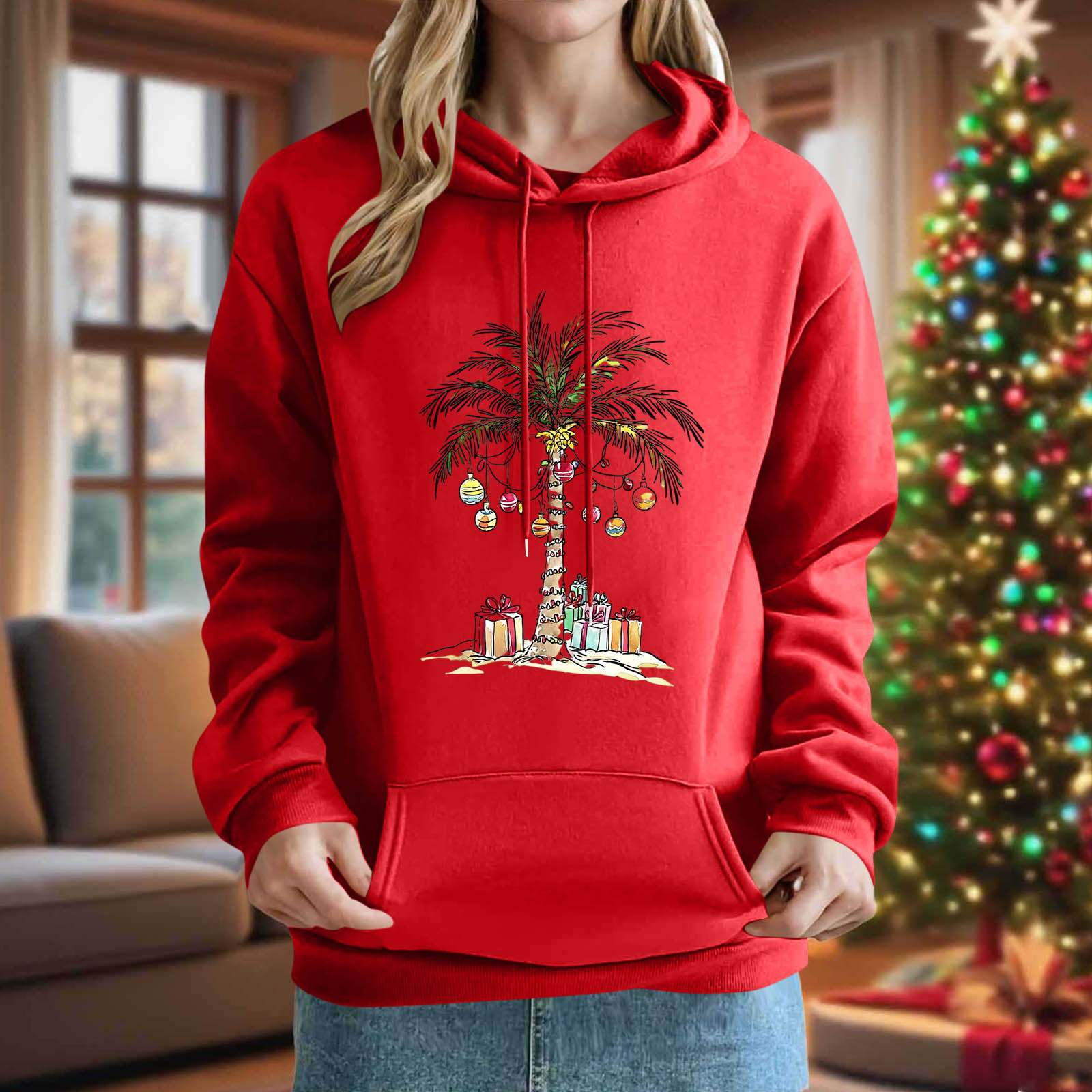 Brondbend Women's Hoodies Womens Pullovers Long Sleeved Pocket ...