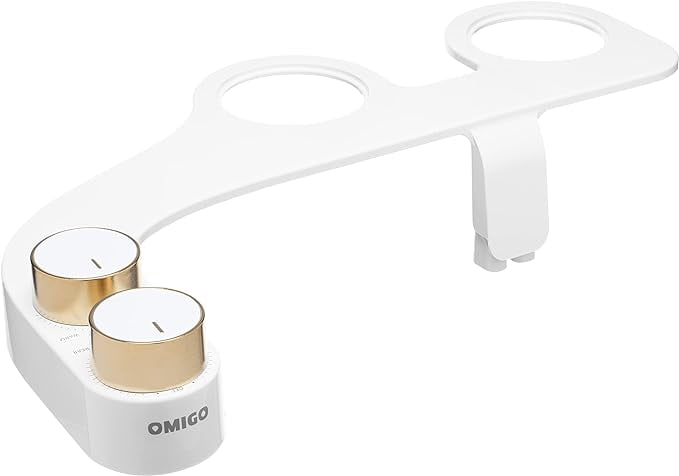 Brondell Omigo Element+ Non-Electric Warm Water Bidet Attachment, Gold ...