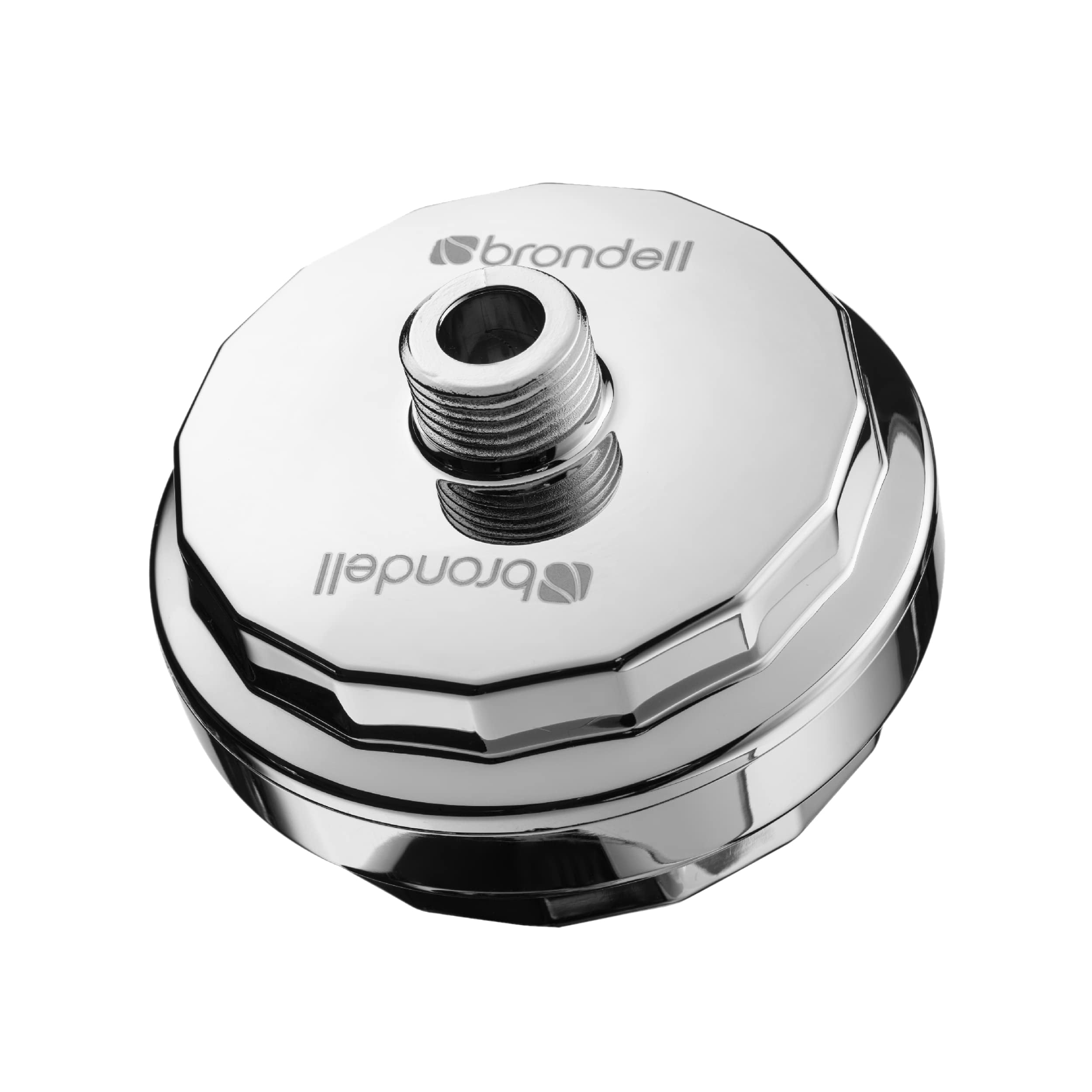 Brondell VivaSpring Compact Shower Filter, Polished Chrome - High ...