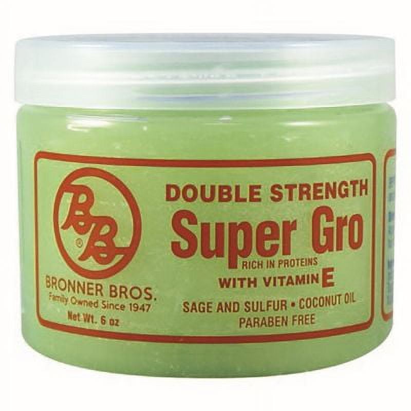 Bronner Brothers Double Strength Super Gro Treatment with Vitamin E 6 ...
