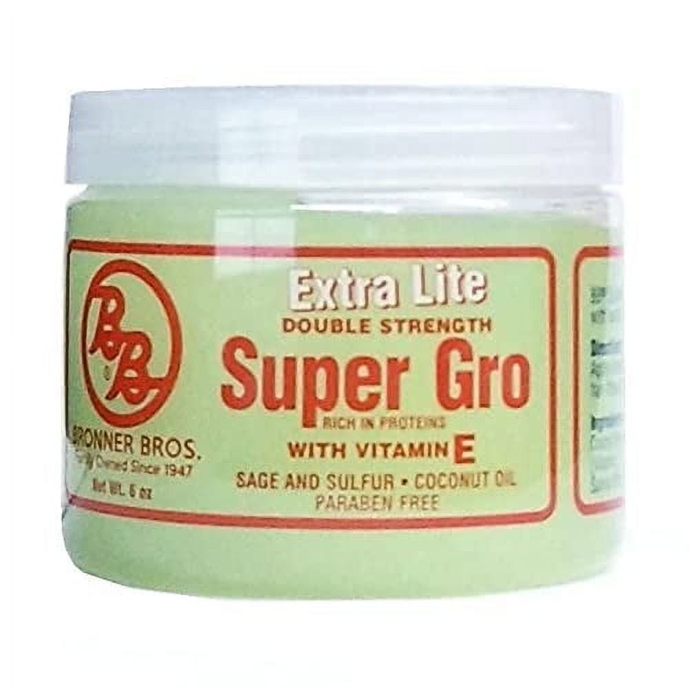 Bronner Brothers Super Gro Extra Lite Double Strength, 6 oz - Walmart.com