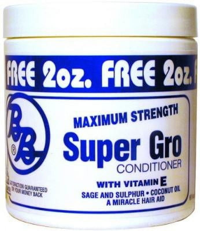 Bronner Brothers Super Gro with Vitamin E Maximum Strength, 6 oz (Pack ...