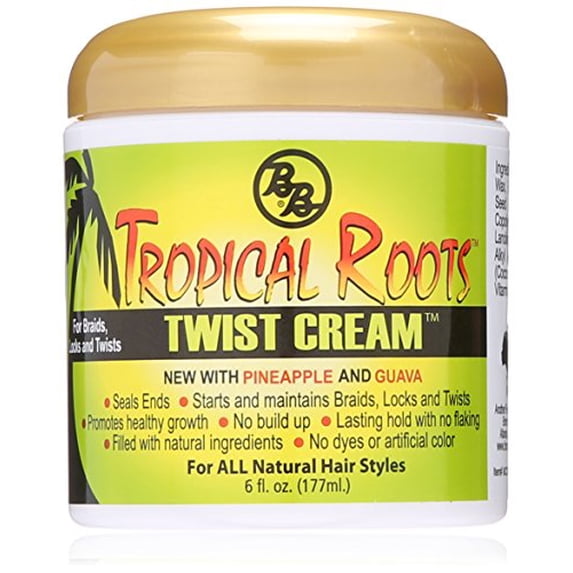 Bronner Brothers Tropical Roots Twist Cream, 6 Ounce for Healthy Hair ...