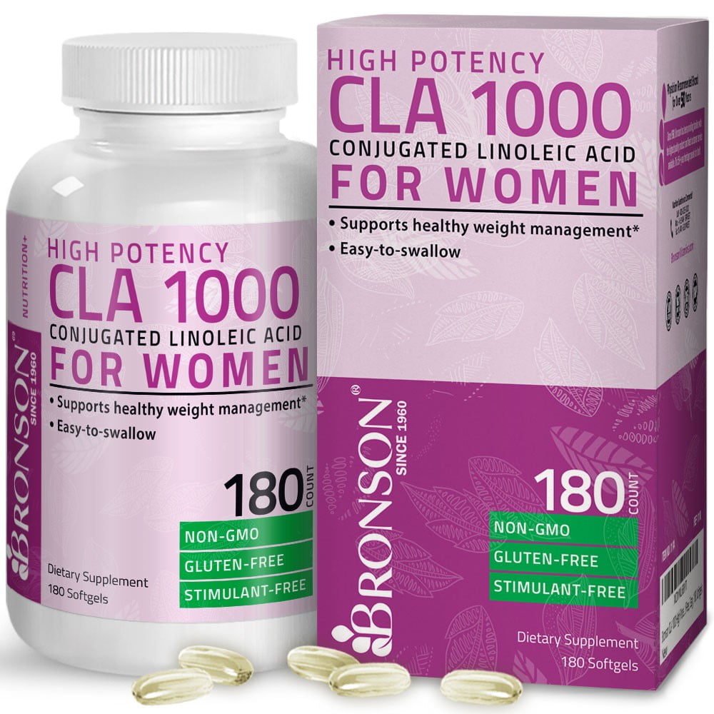 Bronson CLA for Women 1000mg High Potency Weight Loss Exercise ...