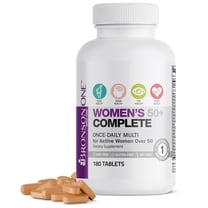 Bronson, Men's Multivitamin, 50+ Complete, 180 Tablets - Walmart.com