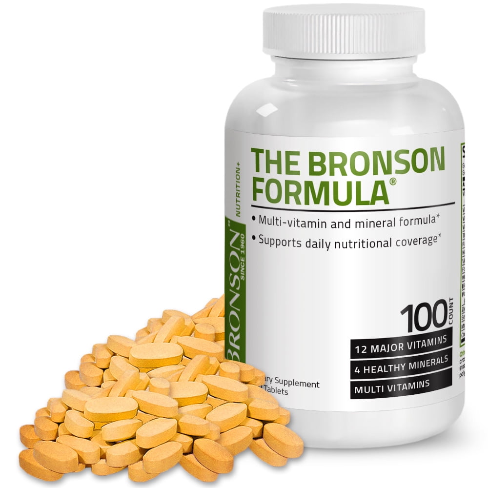 Bronson The Bronson Formula, Daily Nutritional Formula, 100 Tablets ...