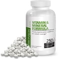 Bronson Vitamin and Mineral Formula, 250 Tablets - Walmart.com