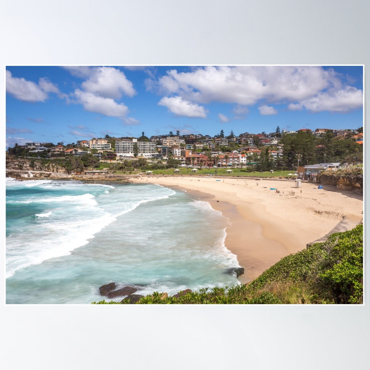 Bronte Beach Sydney Eastern Suburbs Poster Wall Art, Modern Wall Decor ...