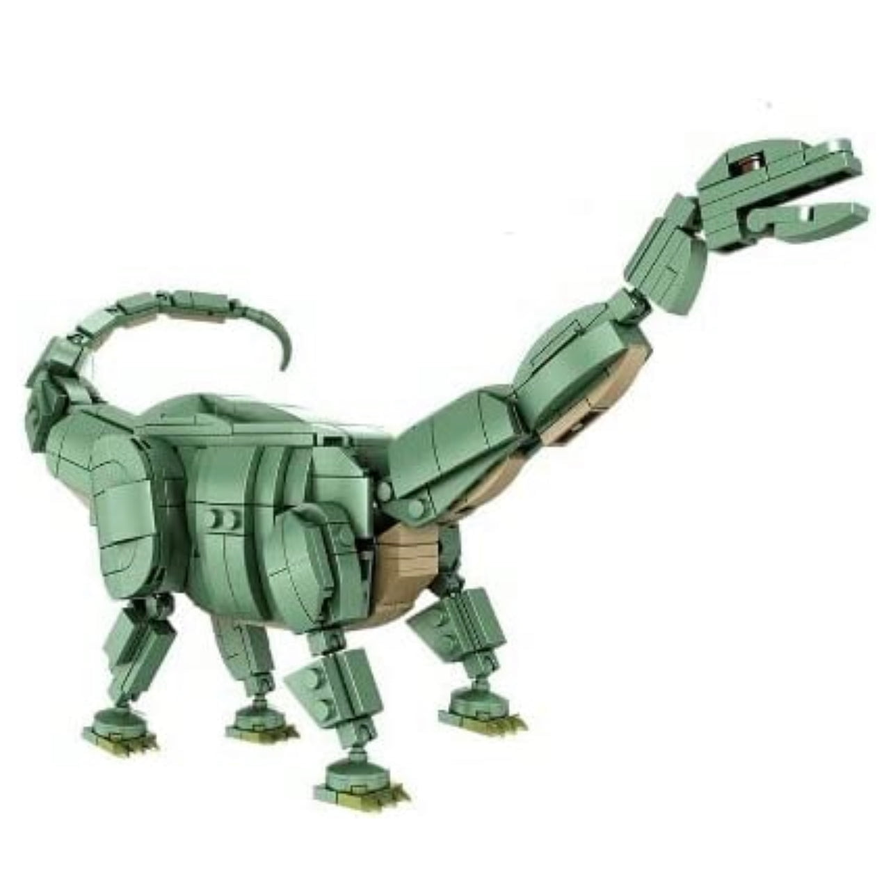 Brontosaurus and Brontosaurus Fossil 2 in 1 Building Blocks Toy Brick ...