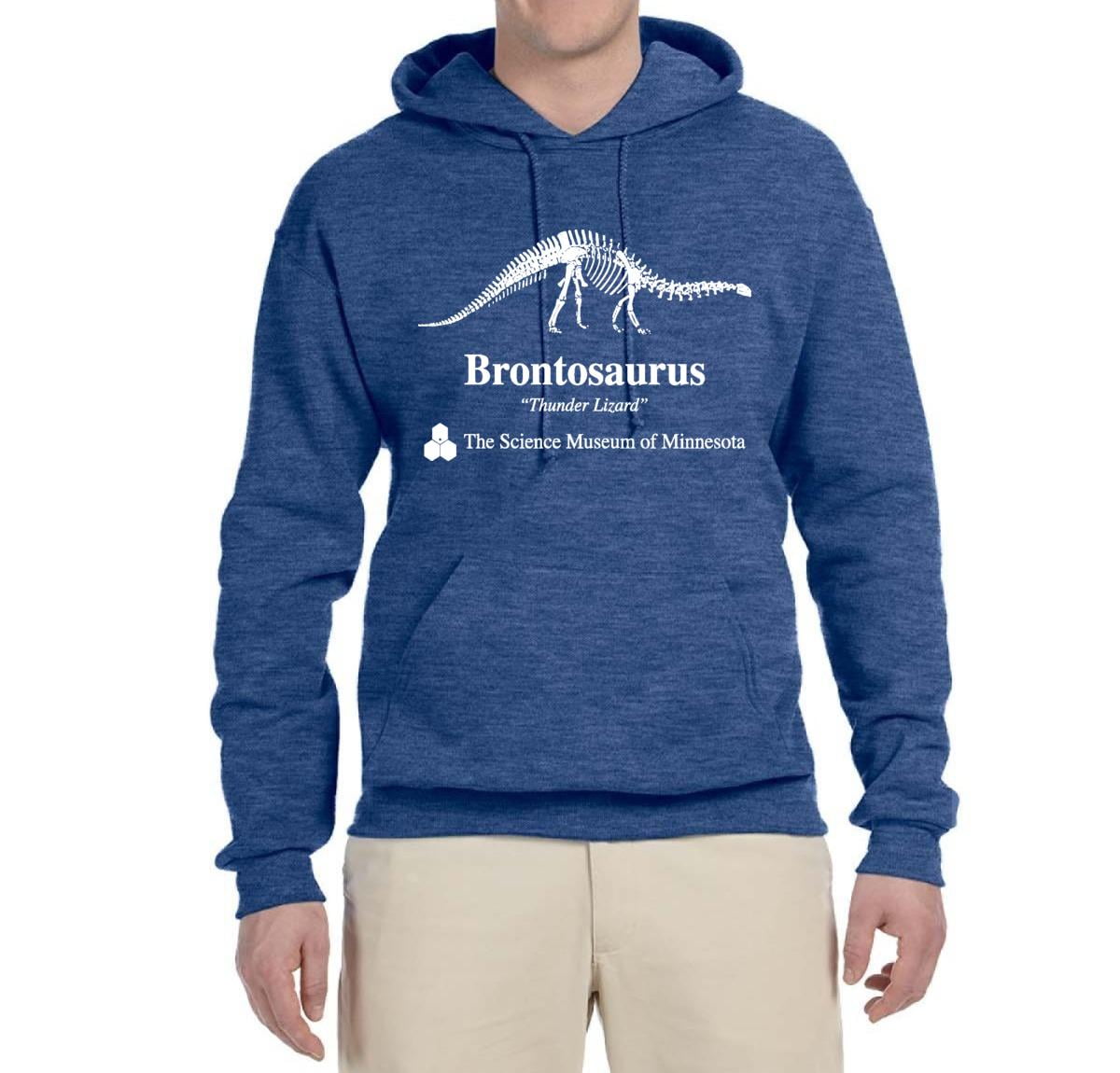 Brontosaurus Science Museum of Minnesota Stranger Fan Mens TV Graphic ...