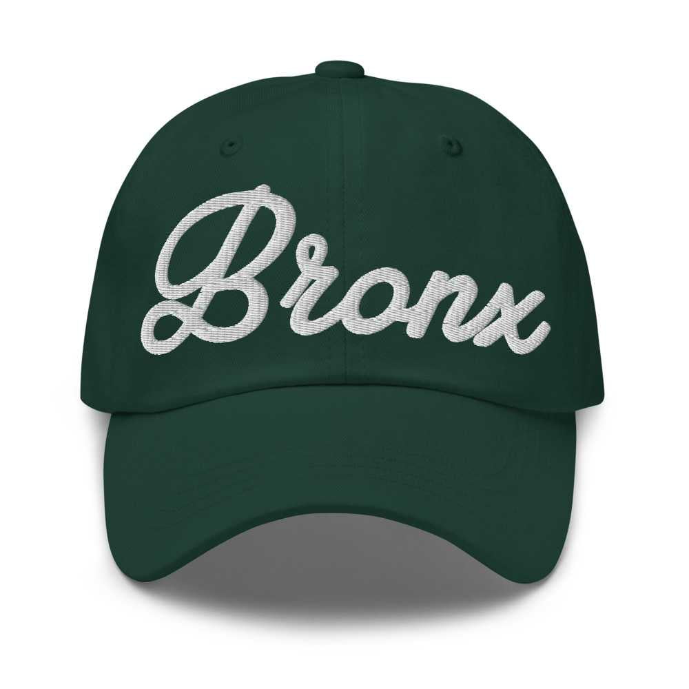 Bronx Baseball Cap Bronx Dad Hat Bold Script Virginia VA Hat ...