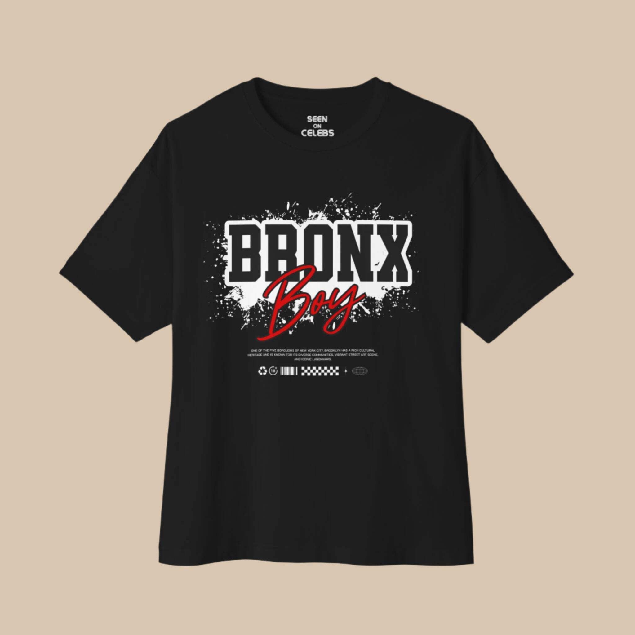 Bronx Boy New York City T-shirt | NYC Boroughs Hip Hop Rap Culture Tees ...
