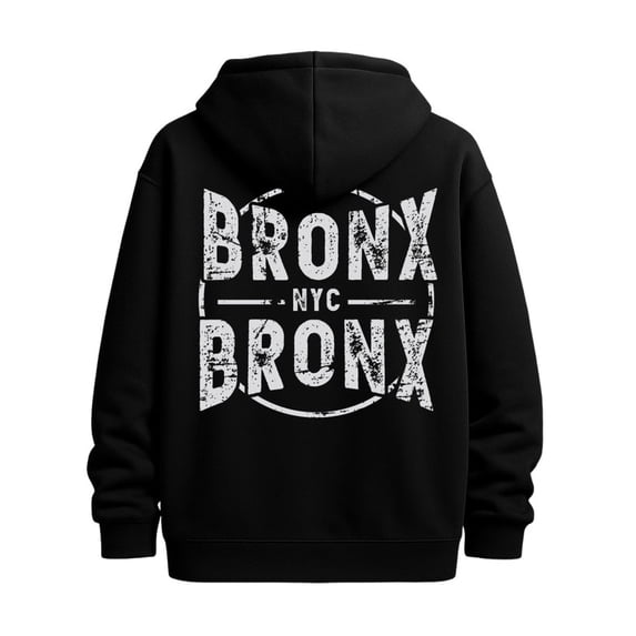 Bronx NYC Hoodie hoodies men polyester black Perfect for Fall & Winter ...