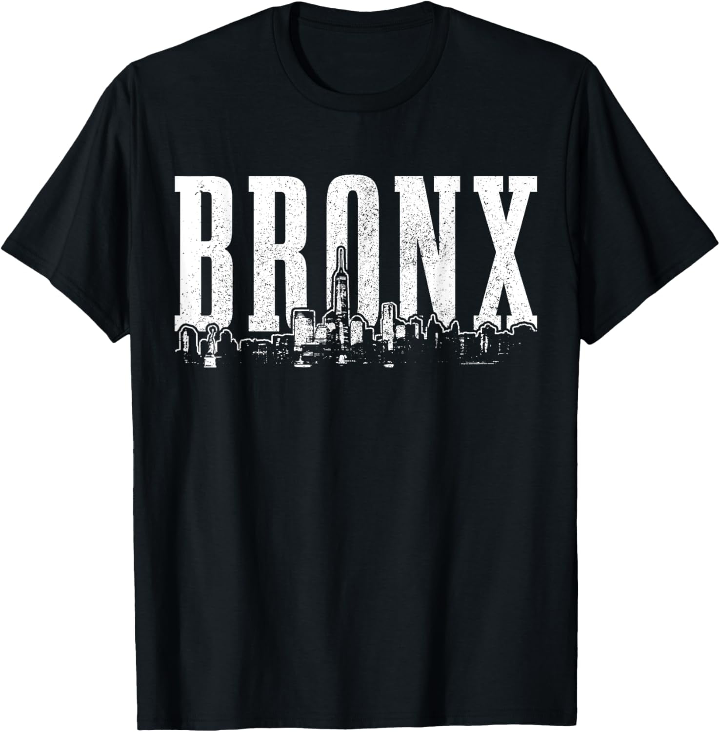 Bronx New York City Skyline NYC Vintage NY T-Shirt - Walmart.com