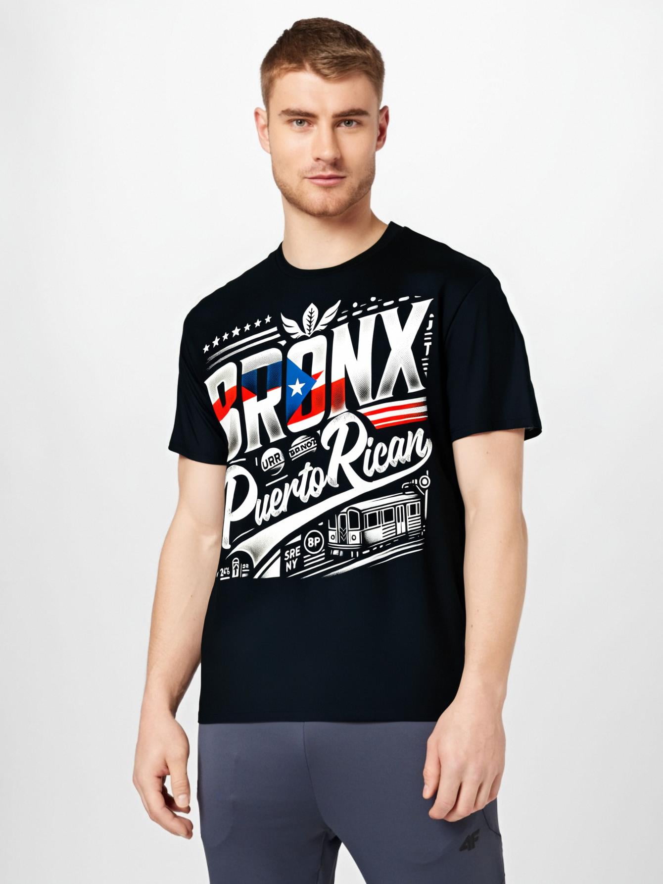 Bronx Puerto Rican Pride 100% Cotton T-Shirt - Breathable Soft, Short ...