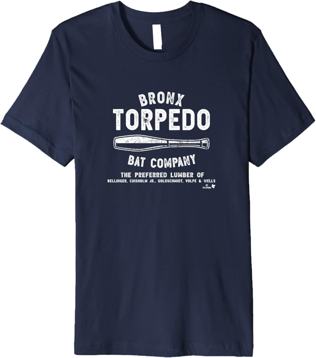 Bronx Torpedo Bat Company - New York Baseball Premium Unisex Men Women ...
