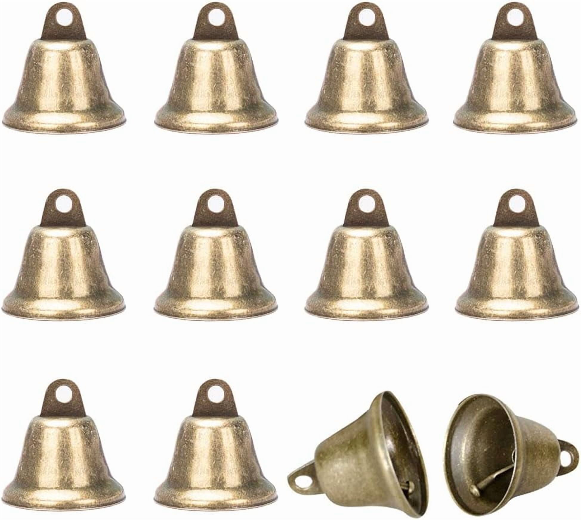 Bronze Bells Vintage Brass Color Bronze Bells Wrought Iron Hand ...
