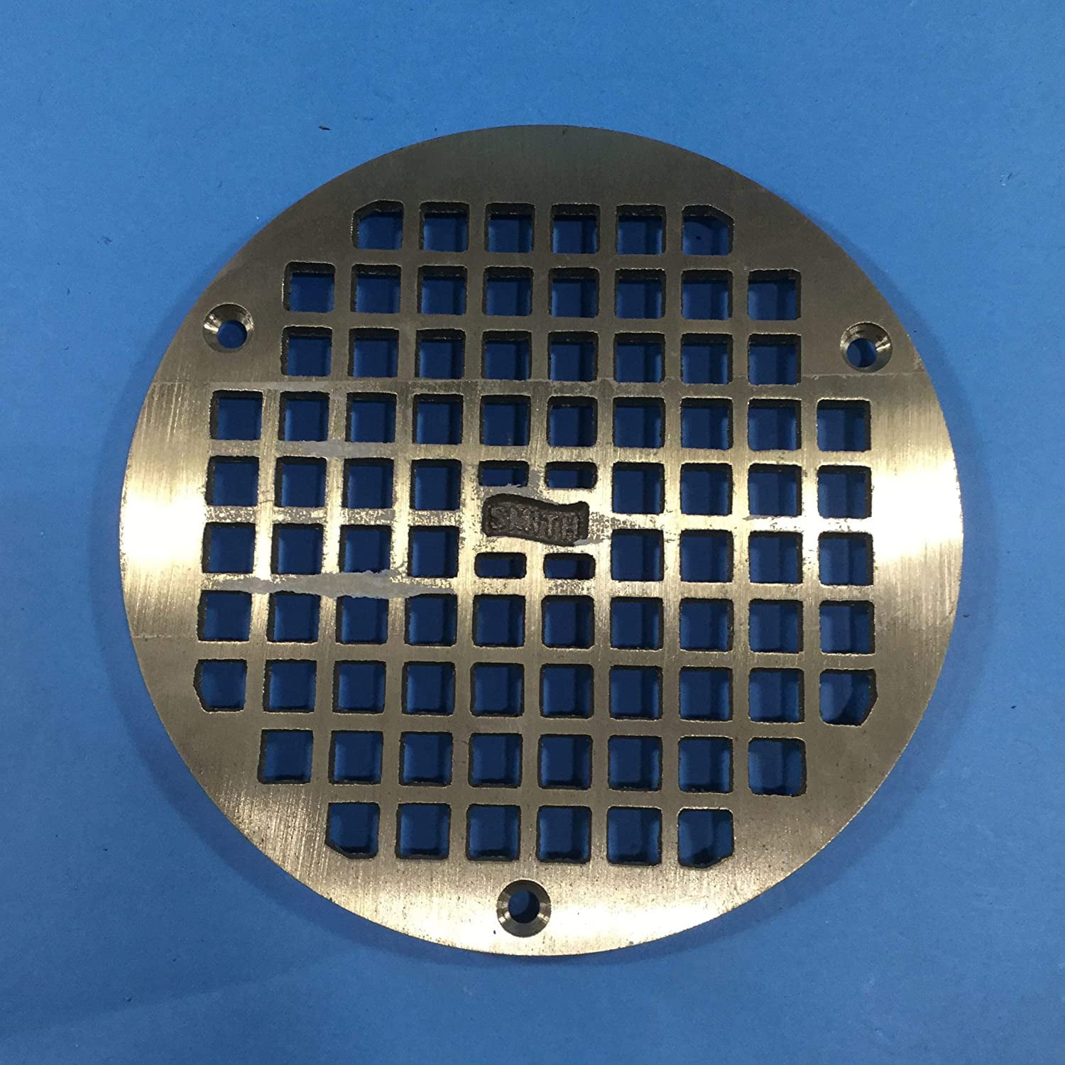 Bronze Bronze Floor Drain Grate, 411/16" Pipe Dia, nnection Drains ...