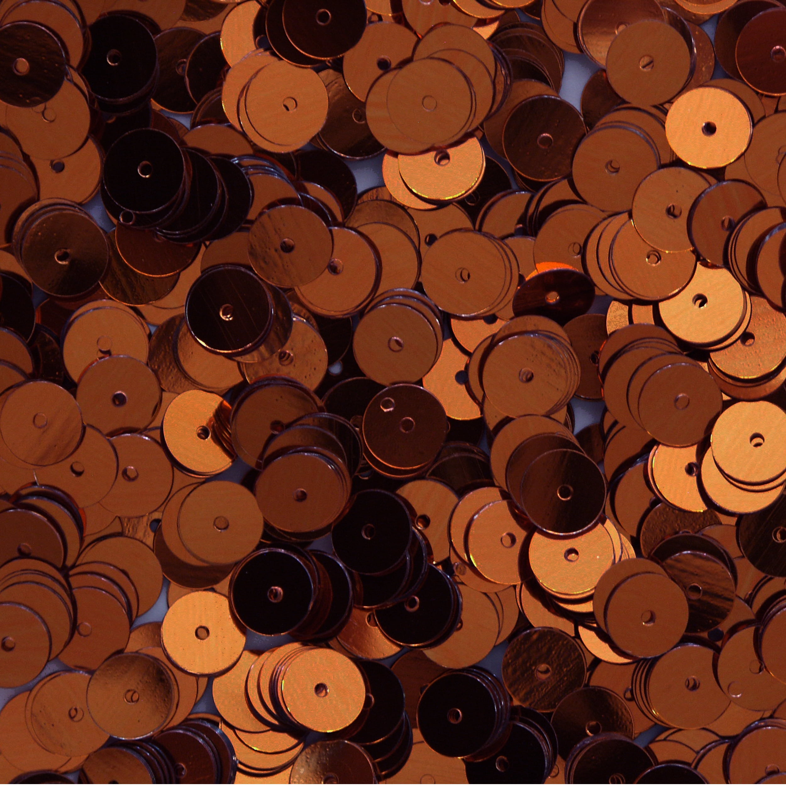 Bronze Brown Sequins 8mm Shiny Metallic Made in USA - Walmart.com