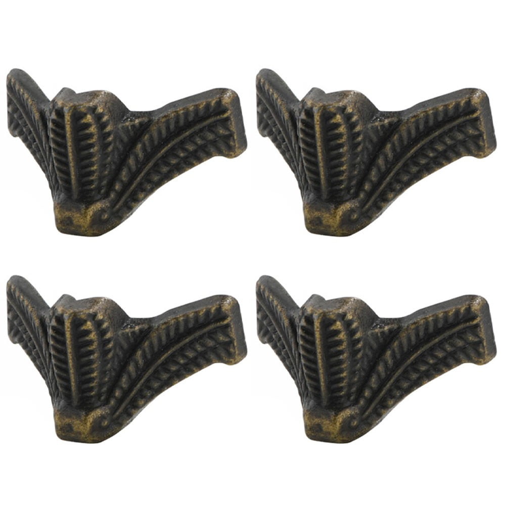 Bronze Corner Corner Guards 4Pcs Household Hardware Retro Shape Small ...