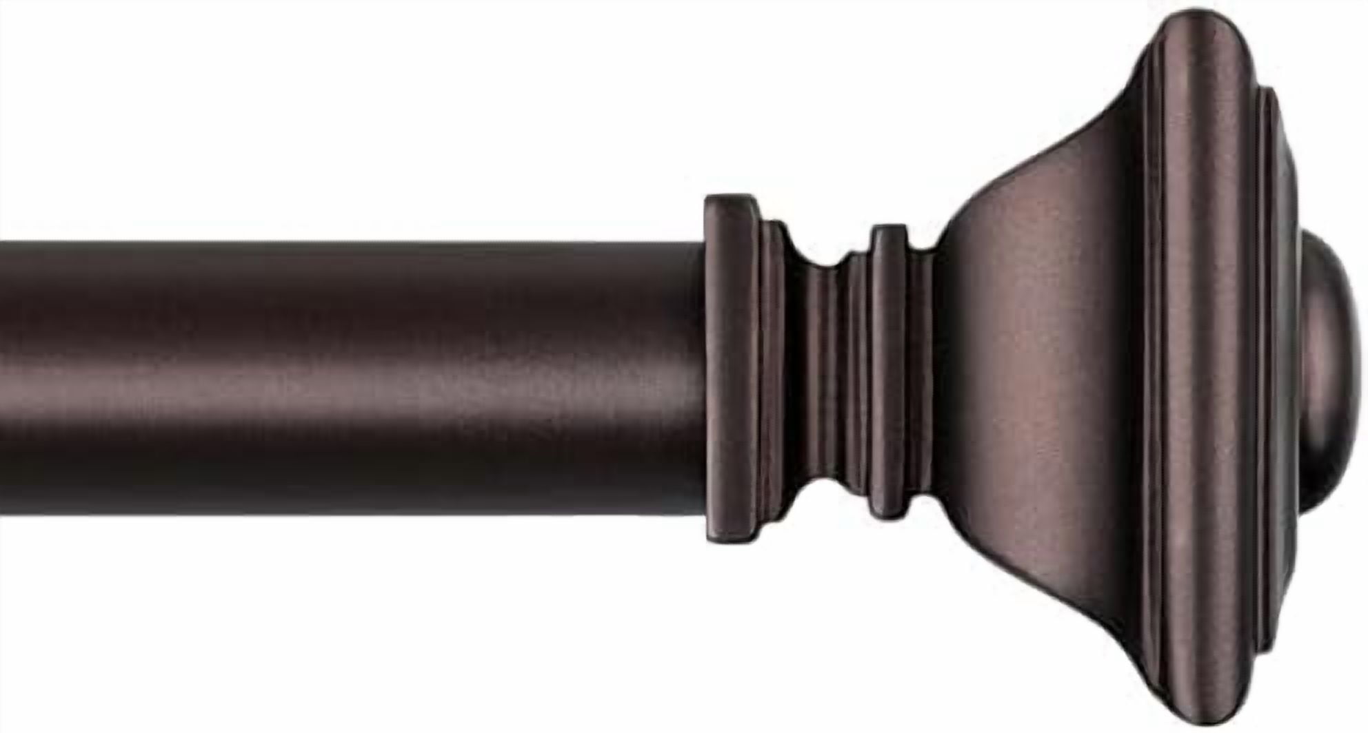 Bronze Curtain Rods for Windows 28 to 48 Inch Heavy Duty Adjustable ...