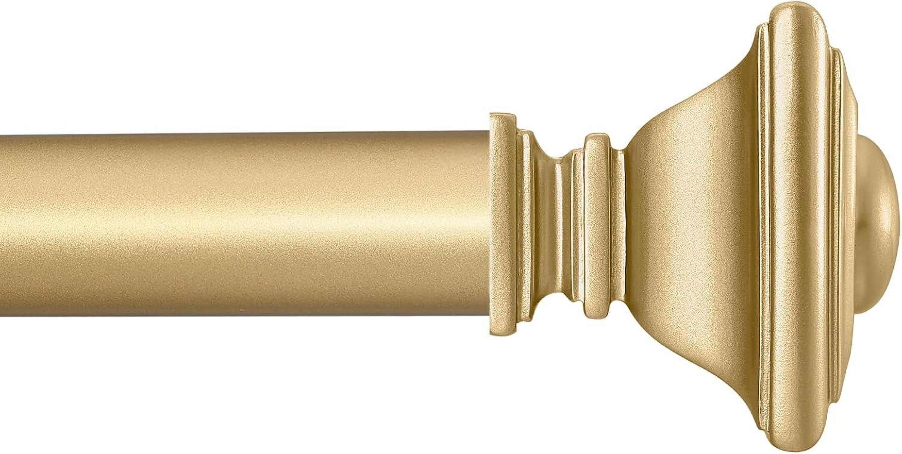 Bronze Curtain Rods for Windows 48 to 84 Inch Heavy Duty Adjustable ...