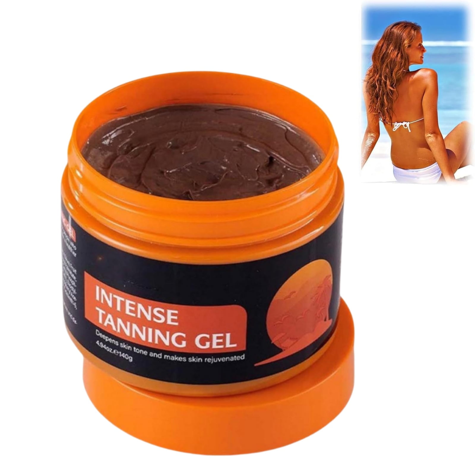 Bronze Glow Intensive Tanning Shimmer Gel, 2025 New Skin Intense ...