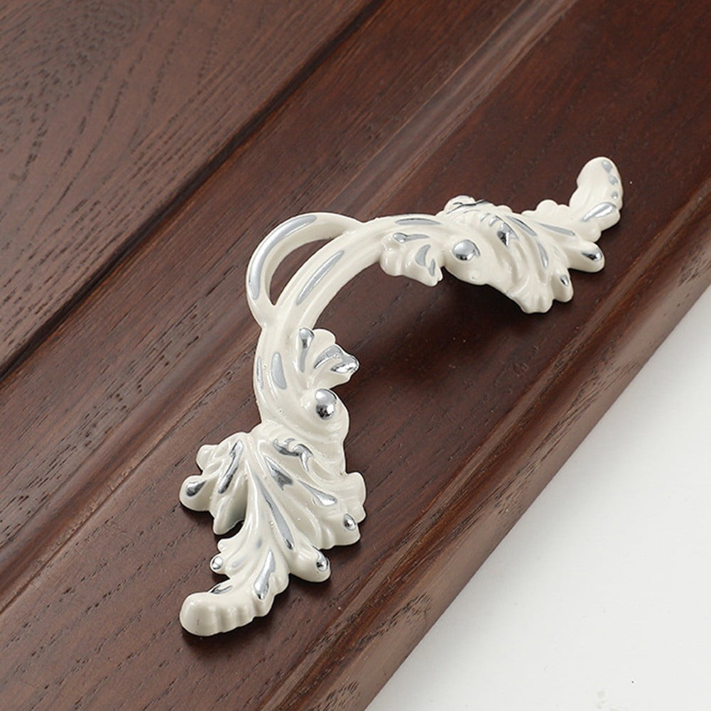 Bronze handle carved wardrobe handle simple retro long handle - Walmart.com