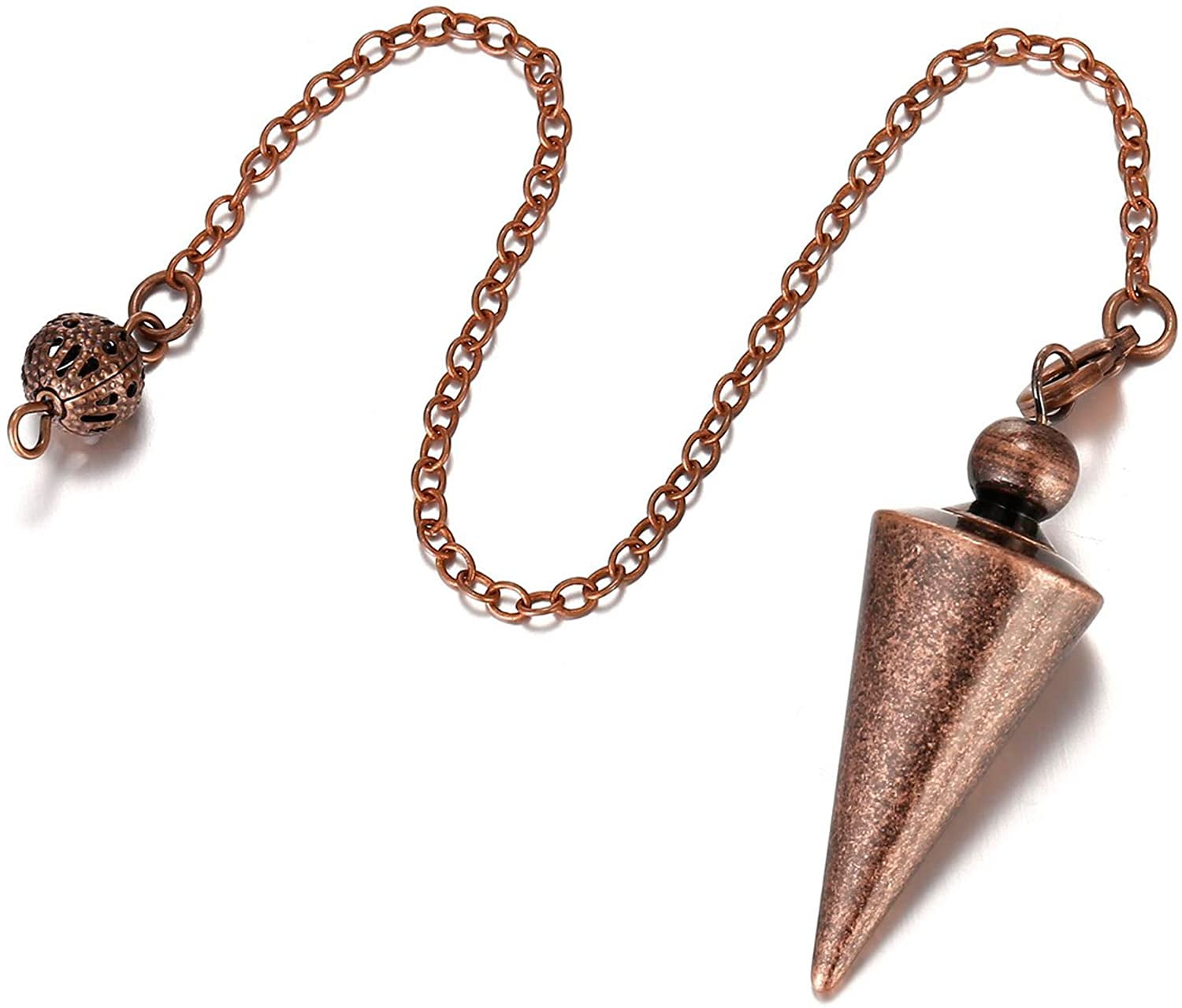 Bronze Metal Copper Spiritual Point Pendulum for Divination Healing ...