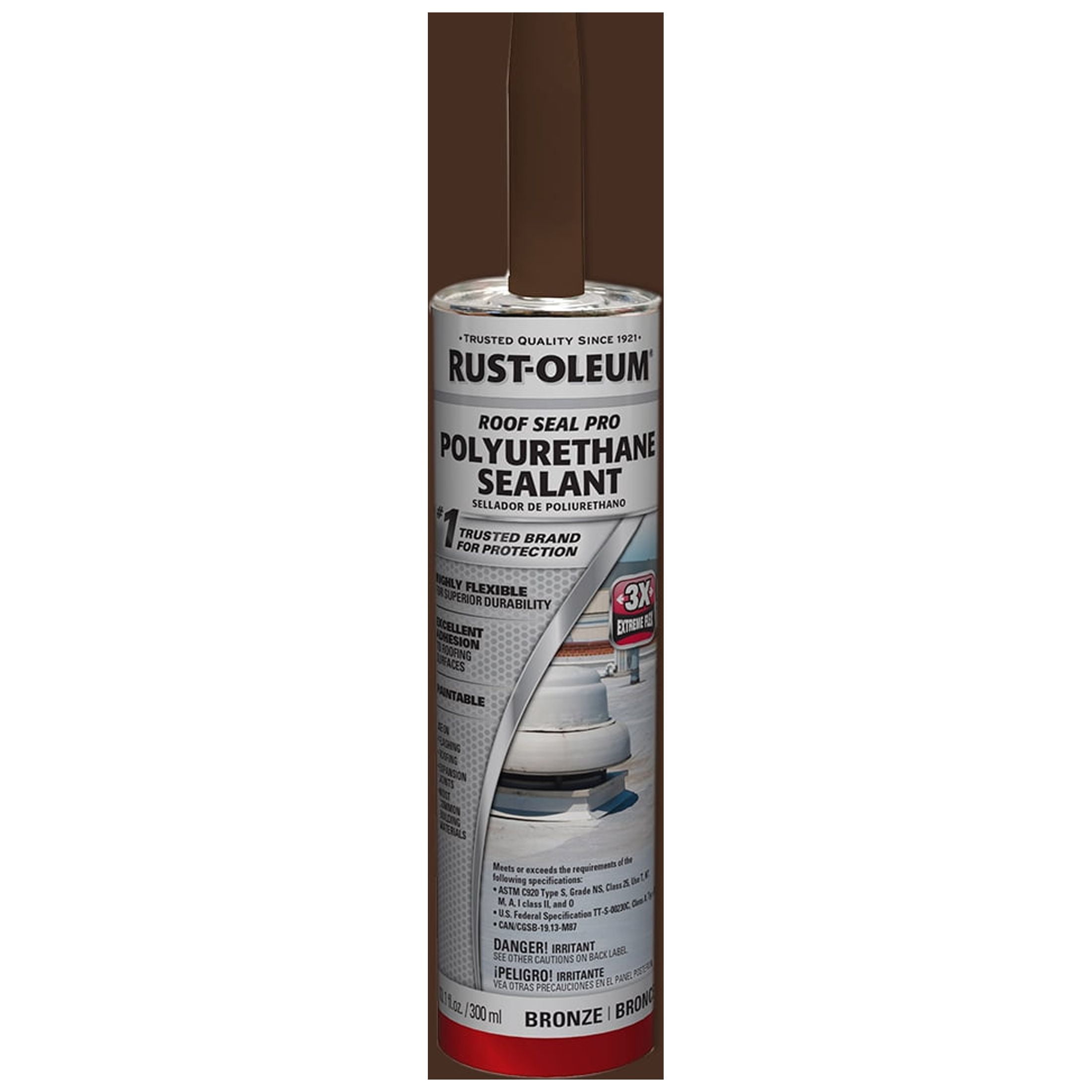 Bronze, Rust-Oleum Roofing Seal Pro Polyurethane Sealant - 360354, 10.1 ...