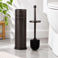 Bronze Stainless Steel Toilet Brush and Holder Set for Bathroom Storage ...
