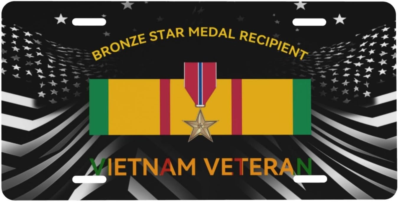 Bronze Star Medal Recipient Vietnam Veteran Aluminum Stainless ...