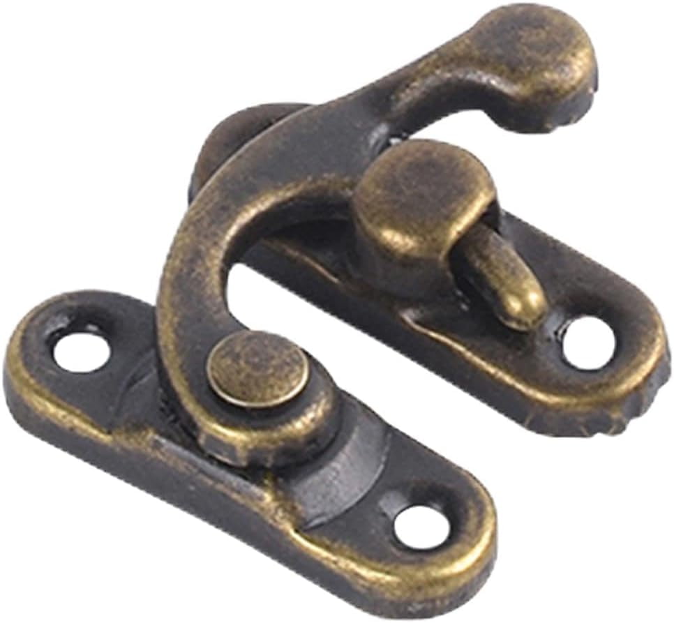 Bronze Swing Arm Clasp for Right Toggle Hasp Hook Metal Catch Curved ...