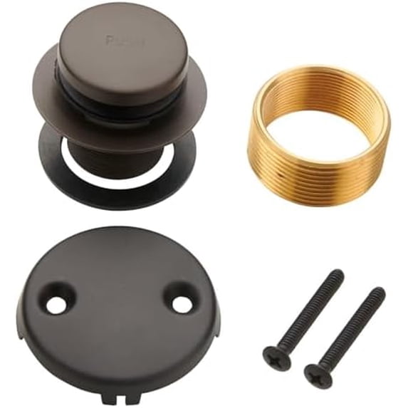 Bronze Tip Toe Bathtub Tub Drain Conversion Kit Assembly, Tub Drain ...