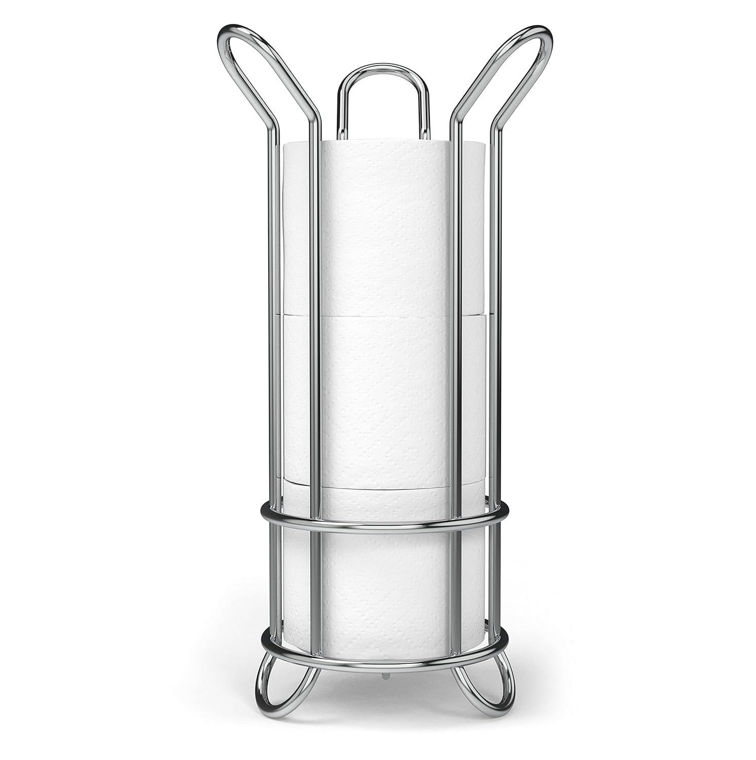 , Bronze Toilet Paper Holder, Freestanding Bathroom Tissue Organizer ...