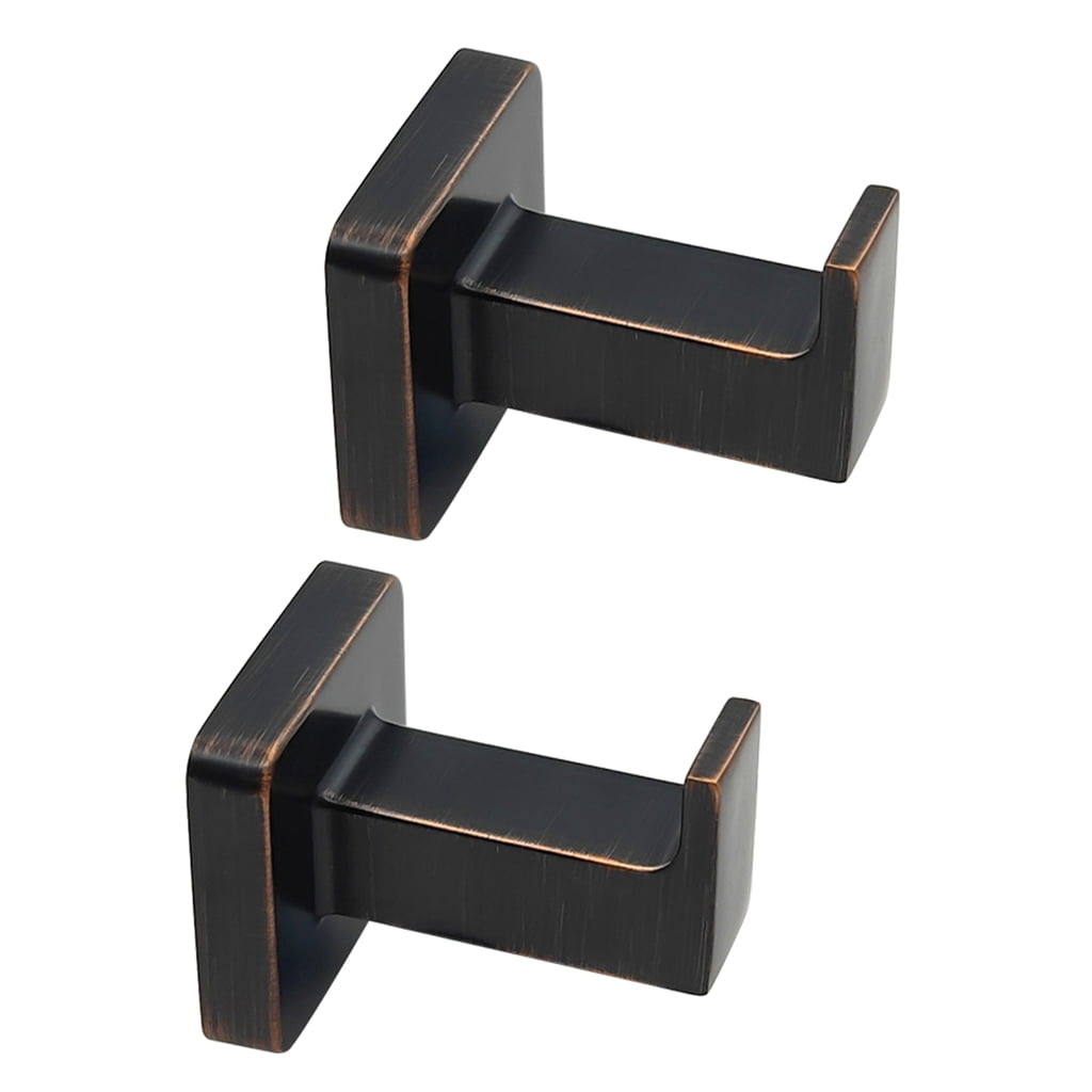 Bronze Wall Hooks Concealed Screw Fixing Bathroom Bedroom Kitchen Use ...