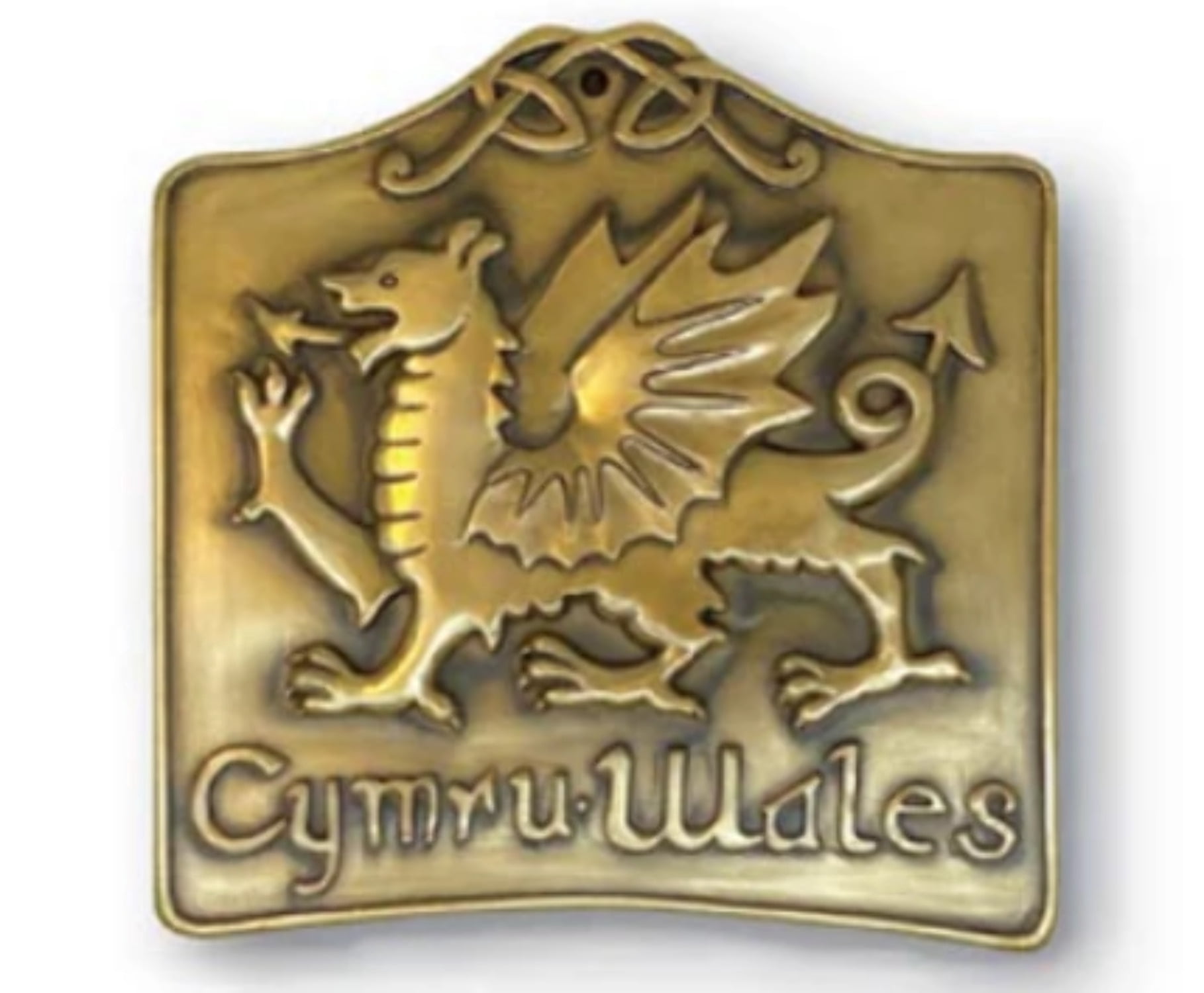 Bronze Welsh Dragon Wall Plaque - Walmart.com