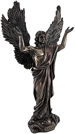 Bronzed Angel Metatron Statue with Colored Accents - Walmart.com