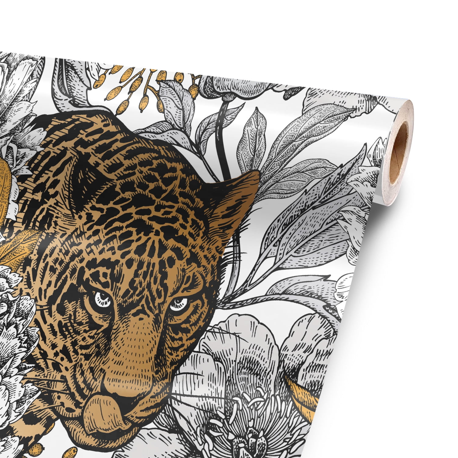 Bronzed Leopard 60” x 52” Vinyl Wrap Sheet for large or custom items ...