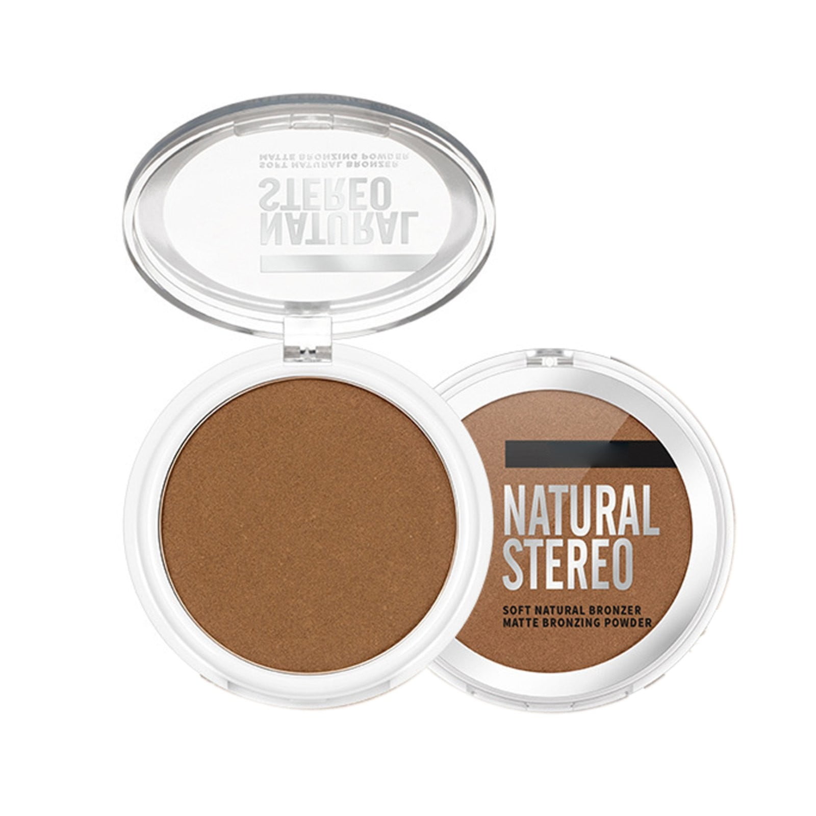 Bronzer Pressed Powder, Matte Bronzer Face Powder Natural Contour ...
