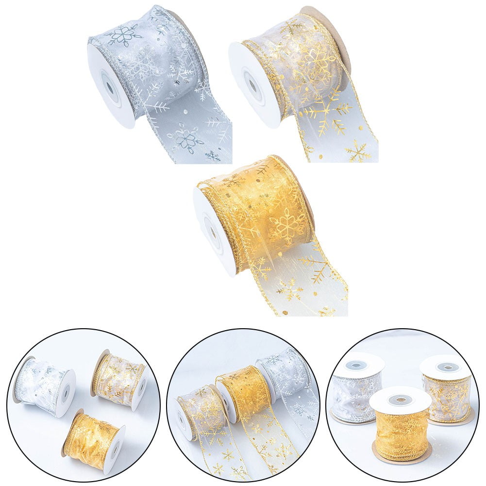 Bronzing Transparent Ribbon Imitation Linen Silk Edge Mesh Decorative ...