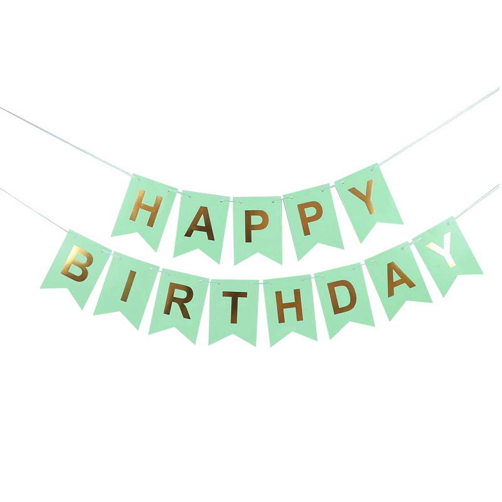 Bronzing birthday fishtail flag party party scene layout happy birthday ...