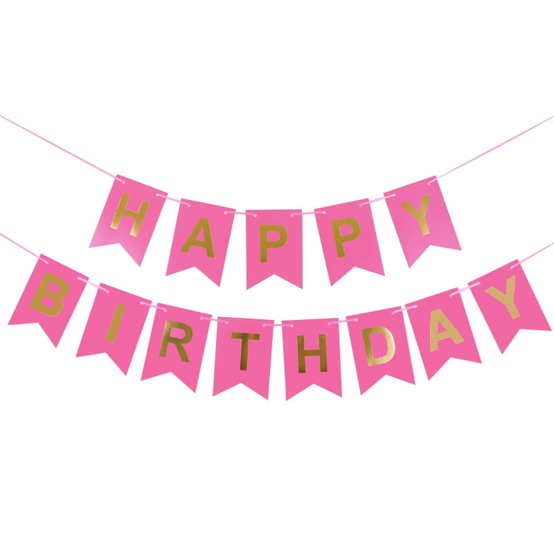 Bronzing birthday fishtail flag party party scene layout happy birthday ...