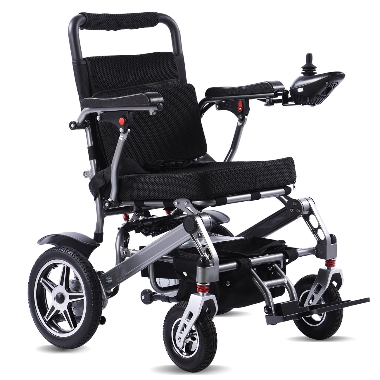 Broobey Fold Electric Wheelchair for Adults 33lb With Brake Support ...